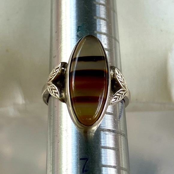 Native American | Jewelry | Lovely Uncas Variegated Agate With ...